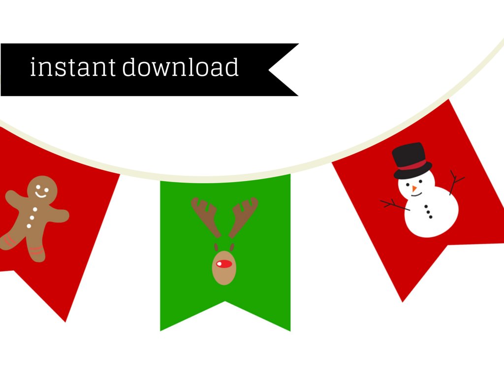 Santa Christmas Banner - Magical Printable