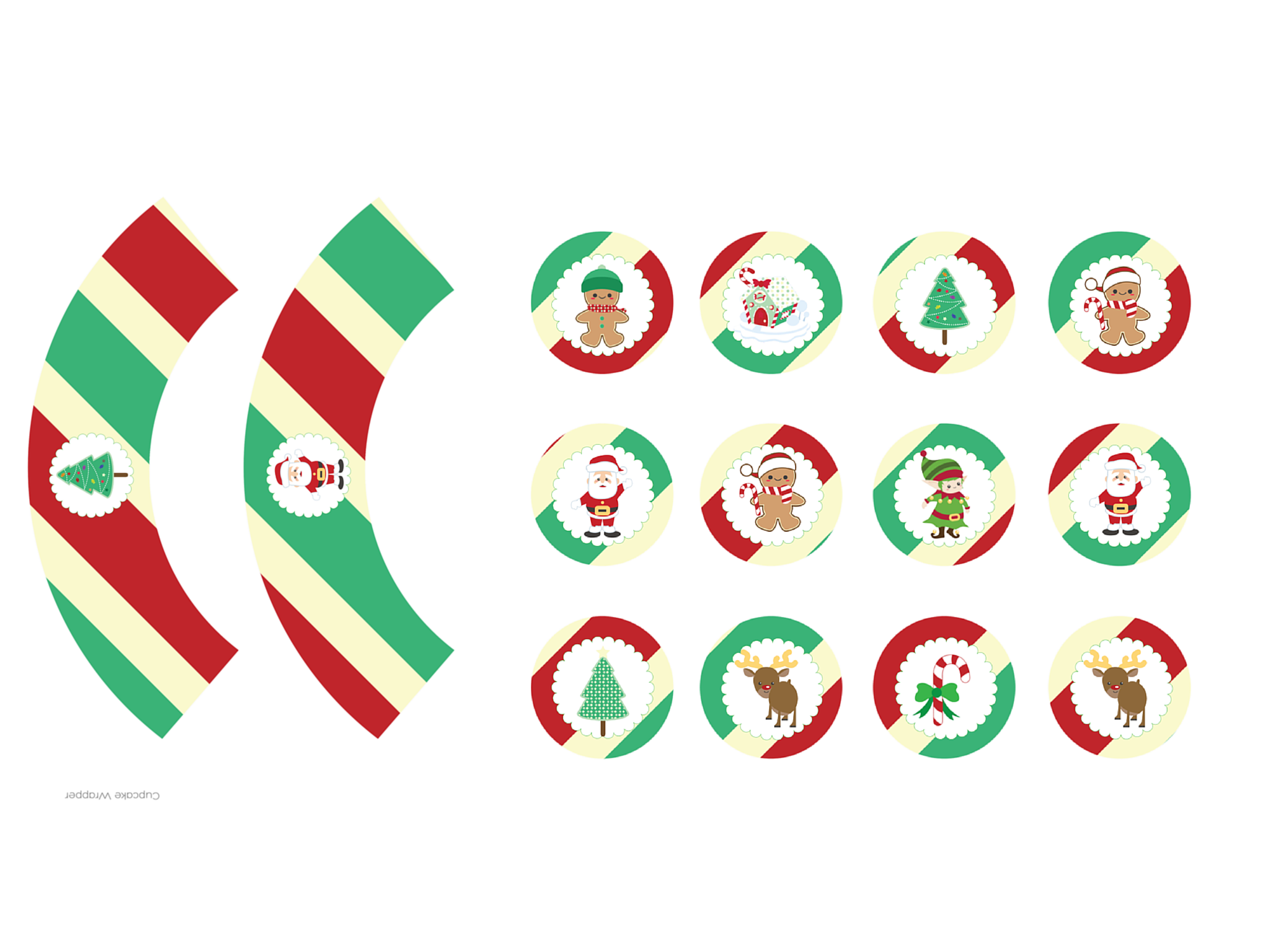 Christmas Party Printable Toppers and Labels - Magical Printable