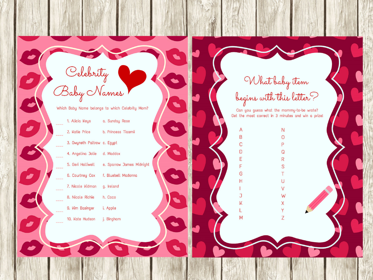Unique Baby Shower Games Magical Printable