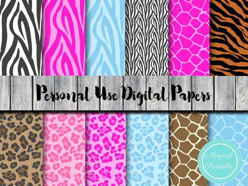 Jungle Digital Paper - Magical Printable