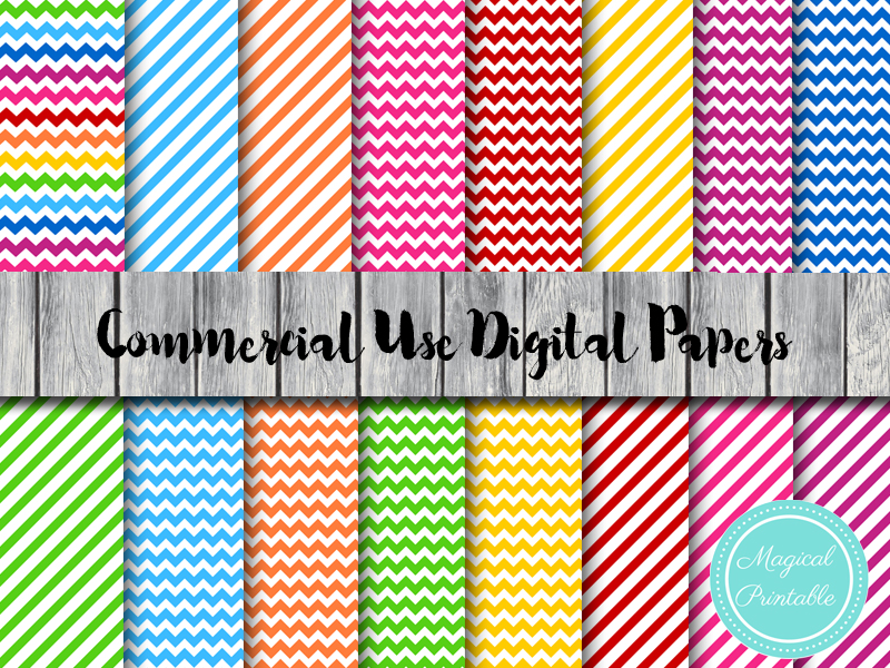 Free Printable Scrapbook Paper Chevron