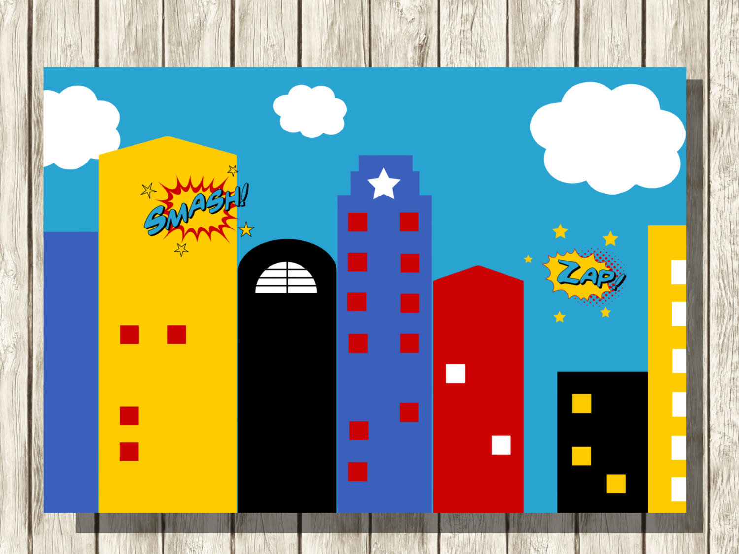 Superhero Birthday Party Printable - Magical Printable