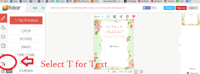 Inserting Text Using Free Online Photo Editor - Magical Printable