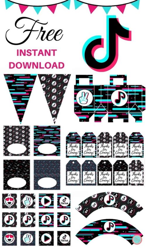 FREE Printable TikTok Cupcake Toppers, 55% OFF