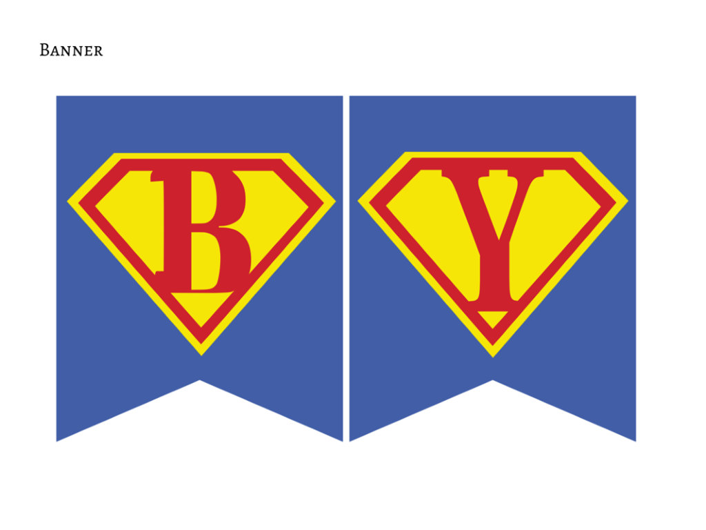 Superman Baby Shower Pack - Magical Printable