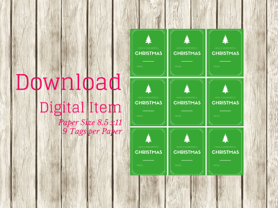 FREE Christmas Gift Tags x 6 Designs - Magical Printable