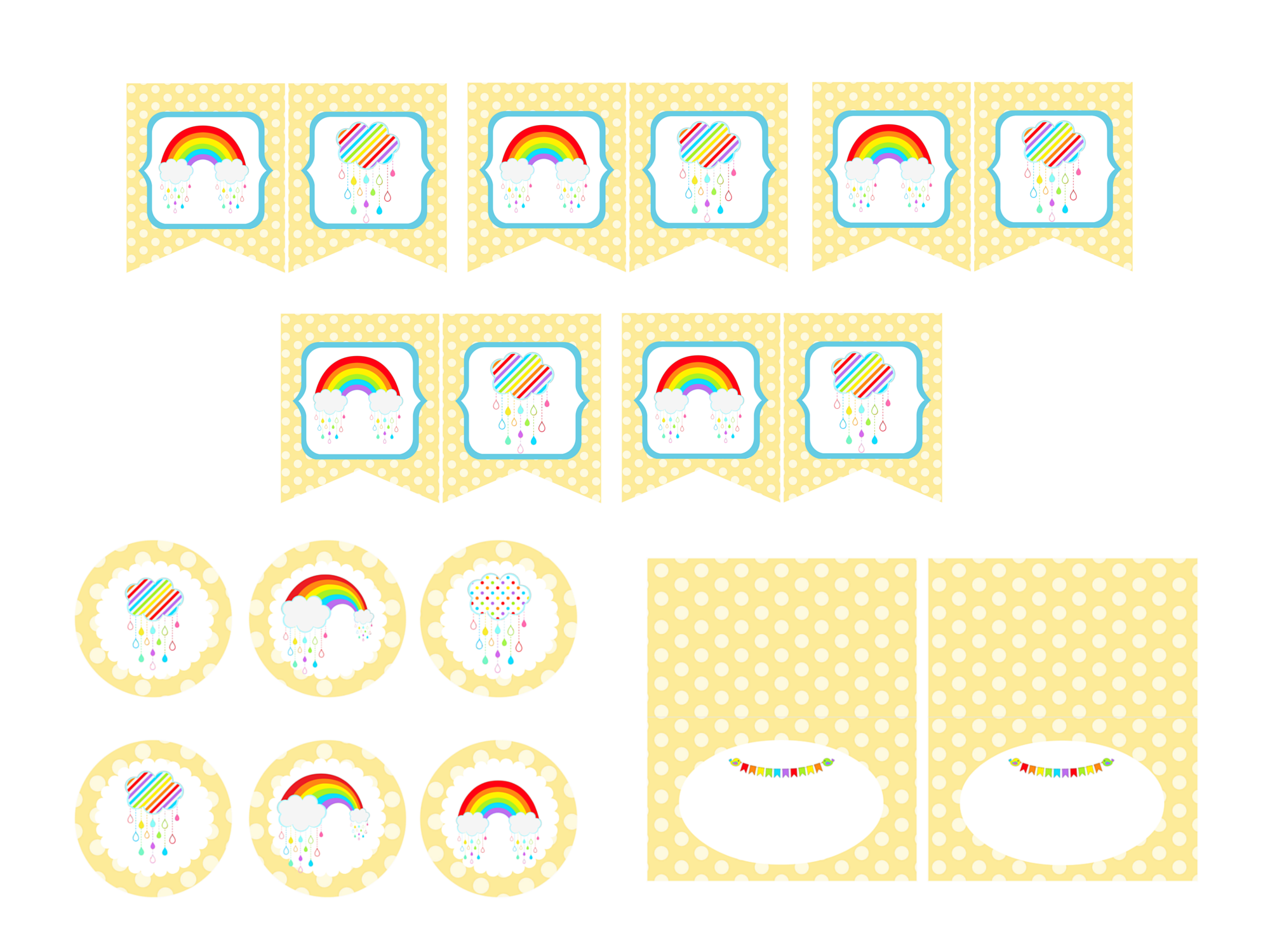 Rainbow Printable Baby Sprinkle - Magical Printable