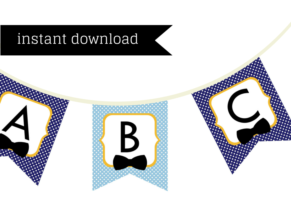 Little Man Baby Shower Banner, Little Man Birthday Banner - Magical ...