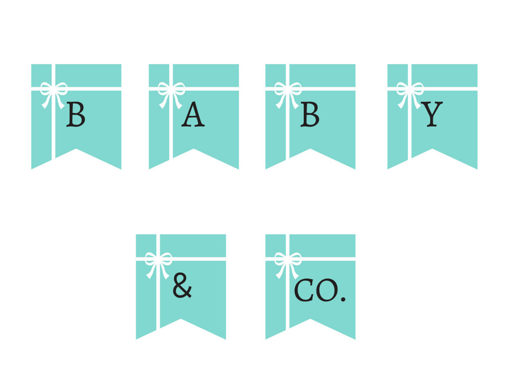 Printable Tiffany Banner - Magical Printable