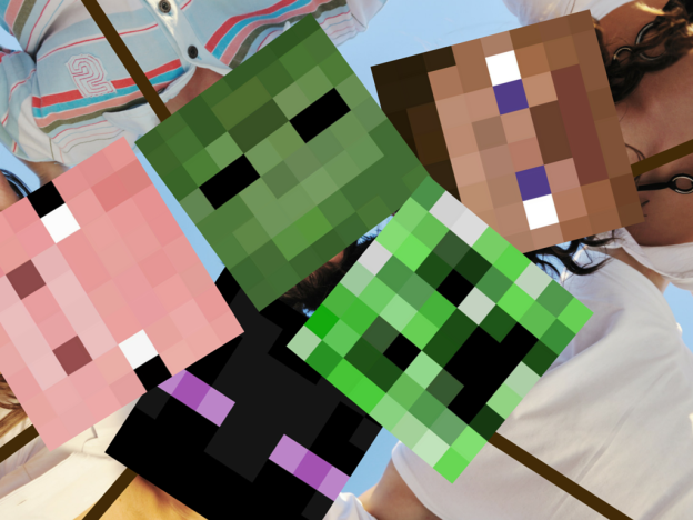 Minecraft Photo Booth Props - Magical Printable