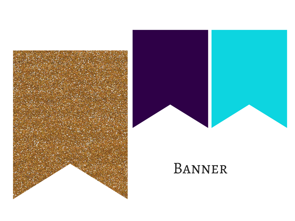 Peacock Bronze Banner - Magical Printable