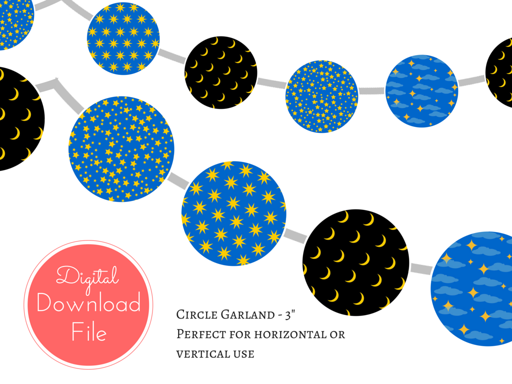 Twinkle Twinkle Lullaby Baby Shower Banner - Magical Printable