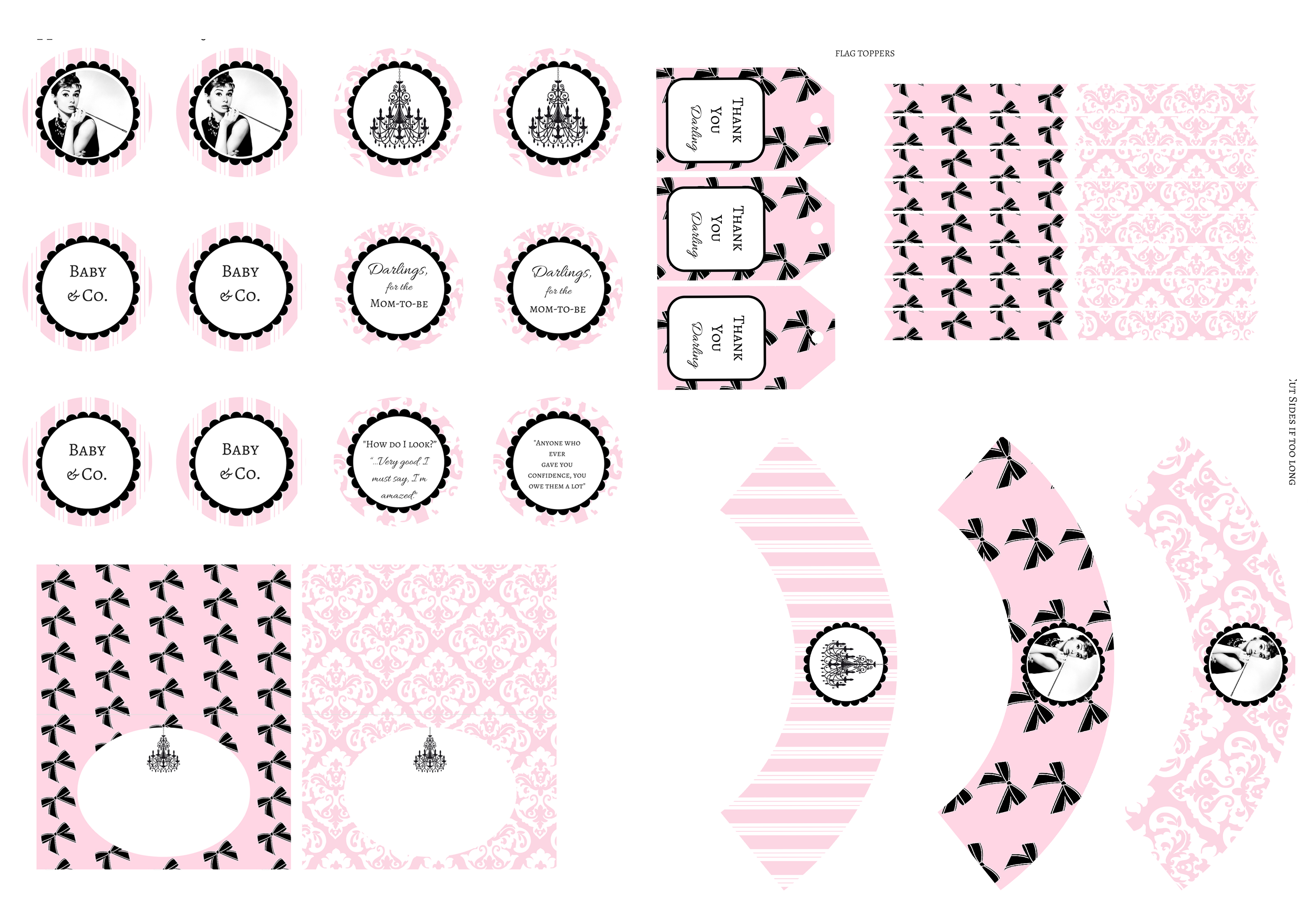 Free Tiffany inspired Pink Printables - Magical Printable