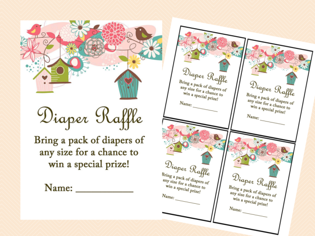 Bird Baby Shower Game Pack - Magical Printable