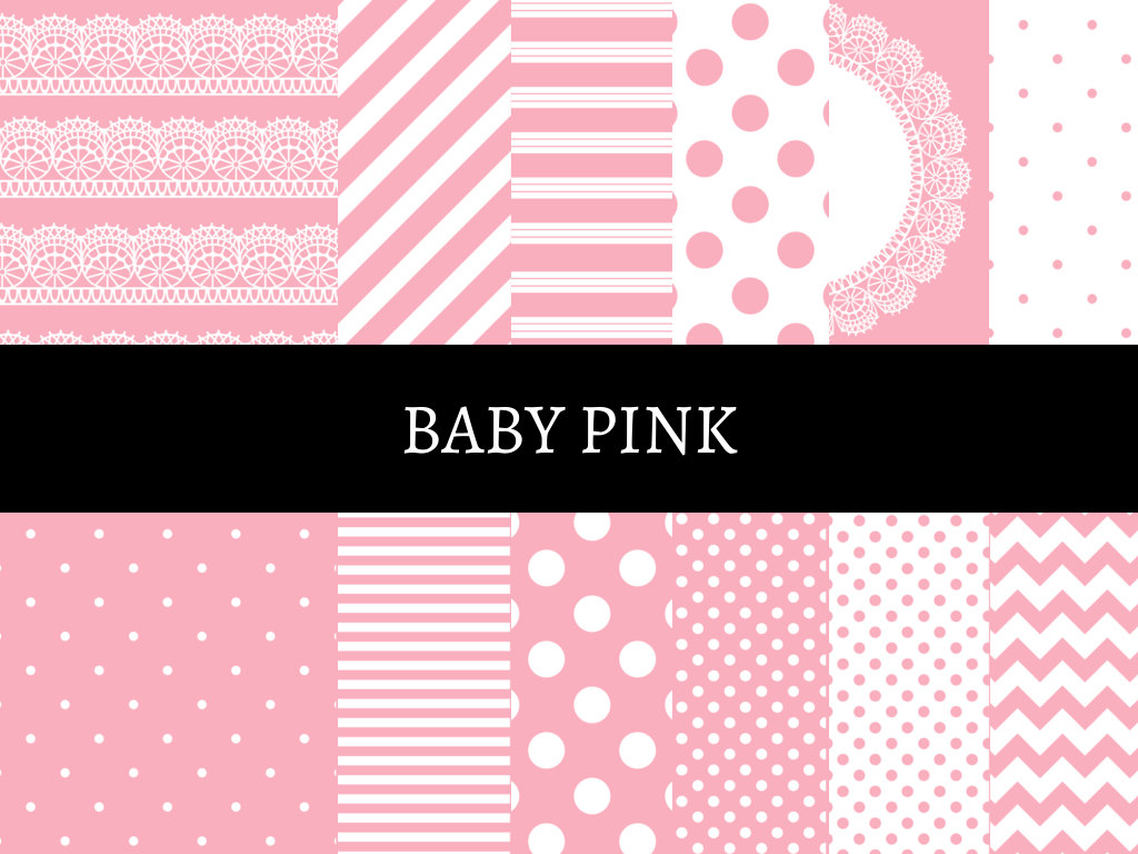 Baby Pink Digital Paper - Magical Printable