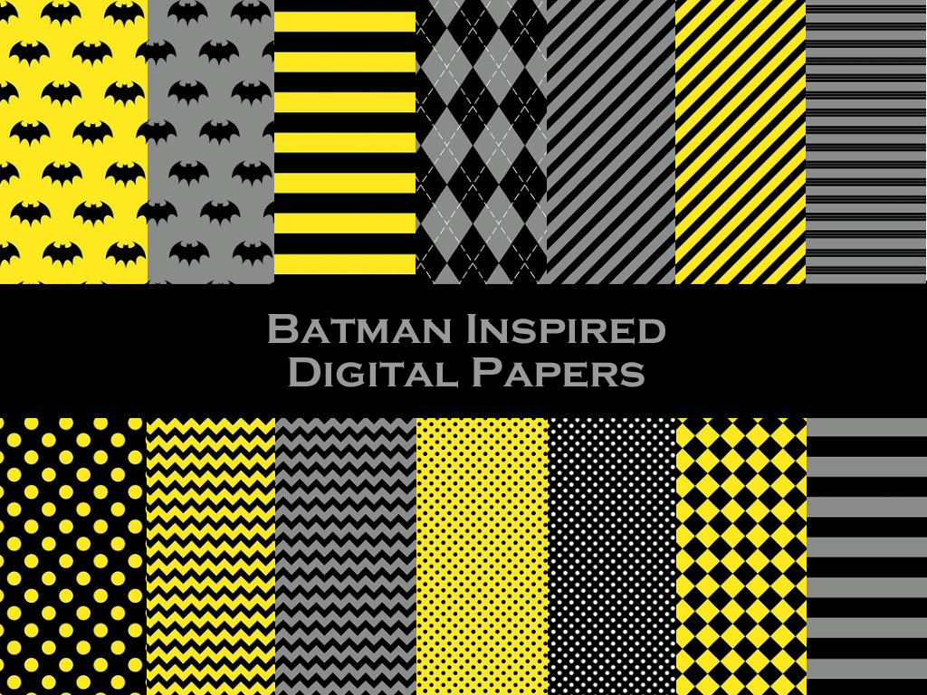 Batman Digital Paper - Magical Printable