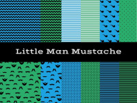 Little Man Digital Paper - Magical Printable