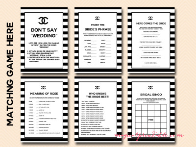 ON SALE!!! COCO Chanel Party Printable - Magical Printable