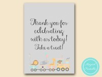 Animal Train Baby Shower Game Pack - Safari Jungle - Magical Printable