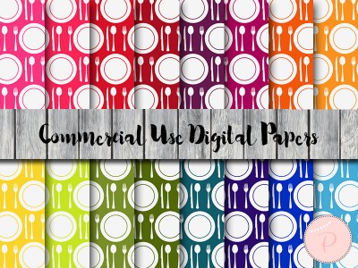 Dining Digital Papers DP102 - Magical Printable