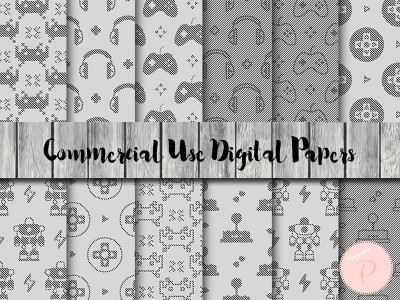 Game Digital Paper DP160 - Magical Printable