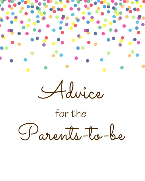 TLC108-advice-parents-to-be-sign-8x10.jpg - Magical Printable