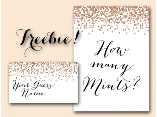 Free How Many Mints are in the Jar Game - Magical Printable