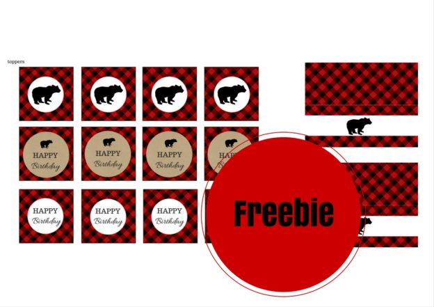 Free Lumberjack Birthday Party Printable - Magical Printable