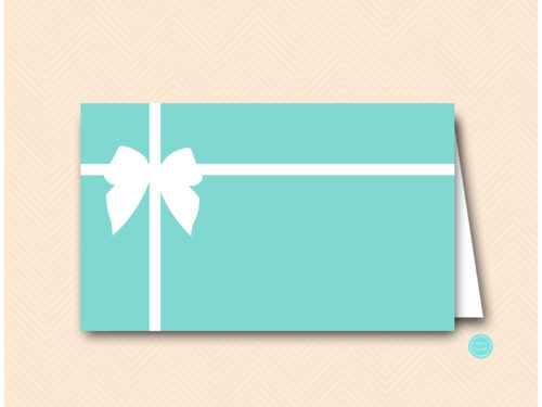 Tiffany Party Decorations & Labels - Magical Printable